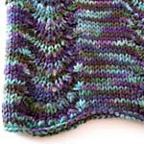 Ravelry: Ten O'Clock Scarf pattern by Debbie Orr