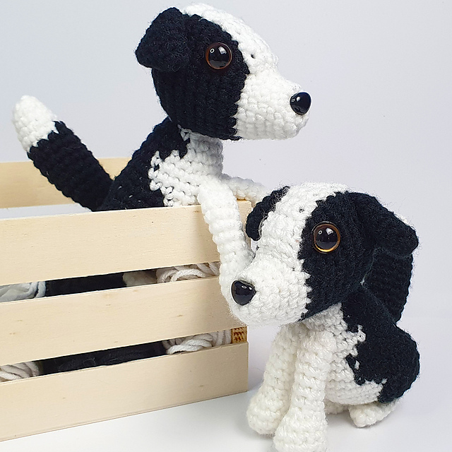 Ravelry: Border Collie Puppy pattern by Skein Spider