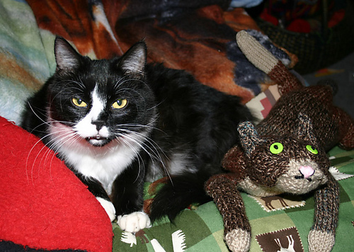 Ravelry: Floppy Knitted Cat pattern by Robin Kleb