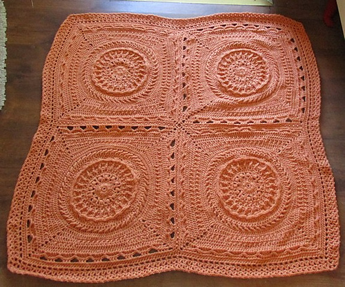 Ravelry: Stone Walkway Throw pattern by Teresa Lynn