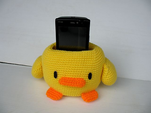 Ravelry: Cell Phone Holder - DUCK pattern by Sky Magenta