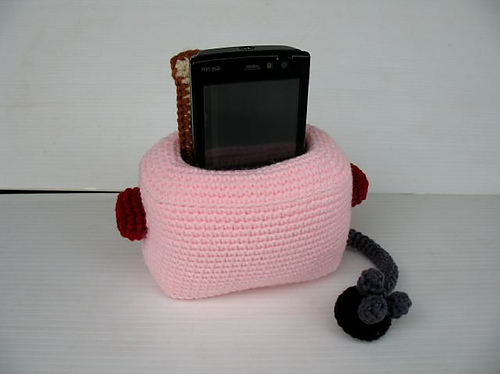 Ravelry: Cell Phone Holder - TOASTER pattern by Sky Magenta