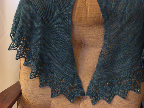 Ravelry: Intrigued with Beads Shawl pattern by Kay Meadors