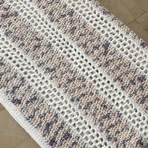 Ravelry: Comfy Cotton Throw pattern by Denton Yarnworks