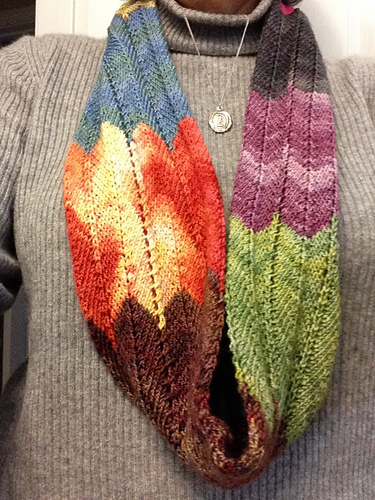 Ravelry: Kaleidoscope Tube Scarf pattern by Susan Barstein