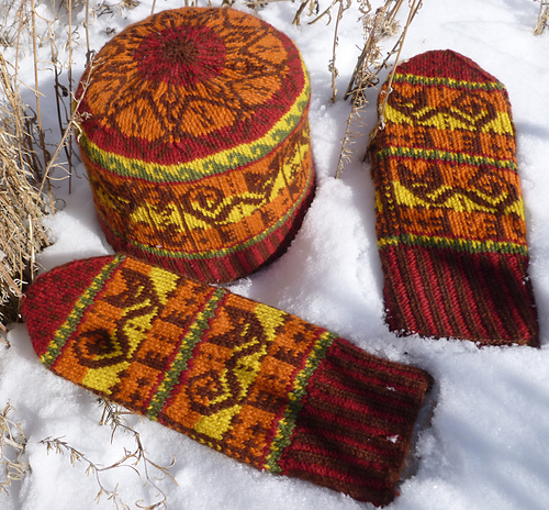 Ravelry: Inca Cat Hat pattern by Sonja Launspach Kunstwerk Designs