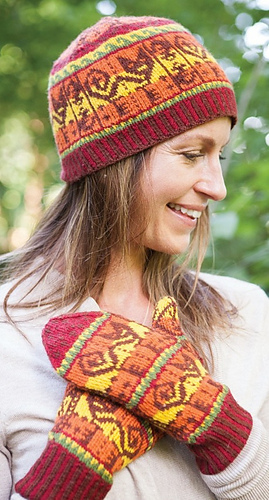 Ravelry: inca cats hat and mitten set - patterns