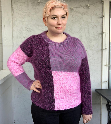 Ravelry: Colorblock Pullover pattern by Hannah Singleton