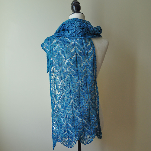 Ravelry: Blue Moon Scarf and Wrap pattern by Catherine Knutsson