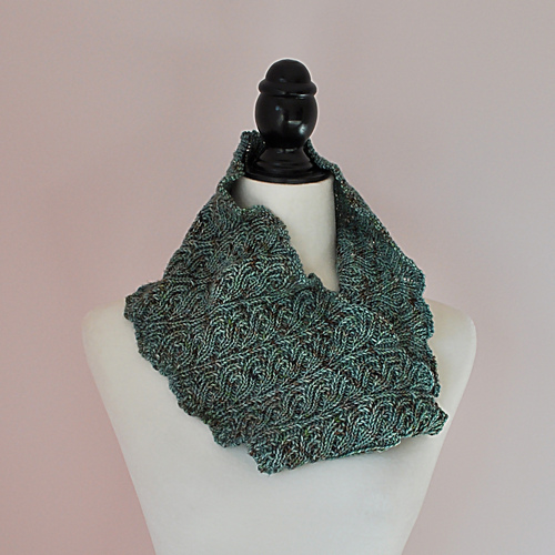 Ravelry: Verdigris Cowl pattern by Catherine Knutsson