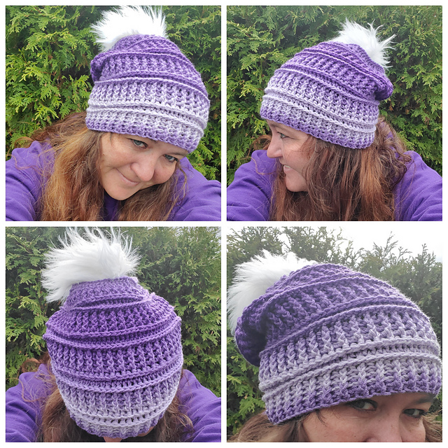 Ravelry: Textured Slouch Beanie pattern by Raechel Mayfield