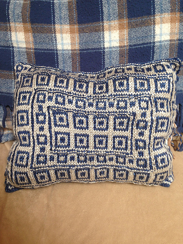 Ravelry: Sapphire Squares Pillow pattern by Tabitha Bell Designs