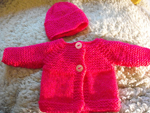 Ravelry: Little Babbity - Preemie Baby Cardigan Jacket pattern by ...