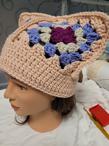 Ravelry: Granny Core Cat Hat pattern by Stephani Grace Miller