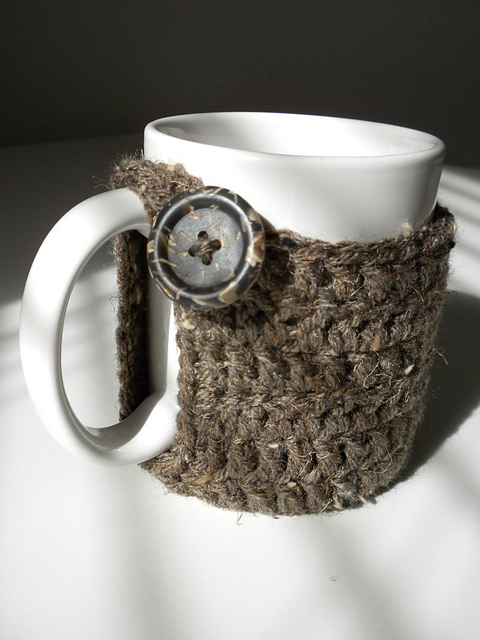 Ravelry: Coffee Mug Cozy pattern by Kristen Stevenson
