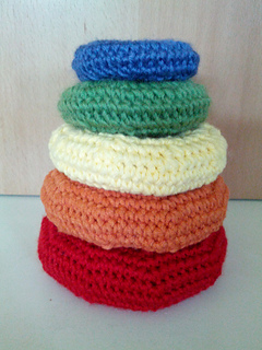 Ravelry: snelsonsnail's Crochet Baby Ring Stacking Toy