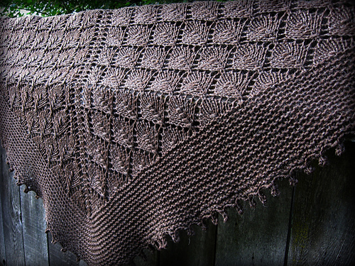 Ravelry: The Lonely Tree Shawl pattern by Sylvia McFadden