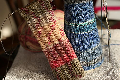 Ravelry: Chili Pepper Socks pattern by Rebecca Wilder