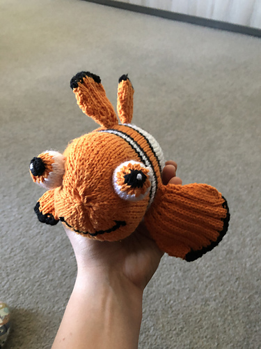 Ravelry: Nemo the Clown Fish pattern by Nicola Riley