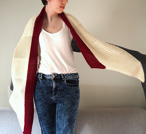 Ravelry: Rib and Garter Stitch Shawl pattern by Sol Le Roux