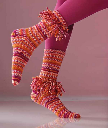 Ravelry: R0172 Fringe Sock pattern by Charles D. Gandy