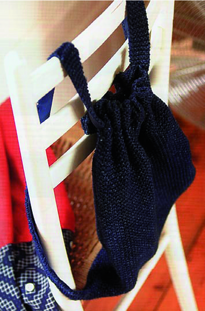 Ravelry: Denim Backpack pattern by Kate Haxell and Luise Roberts