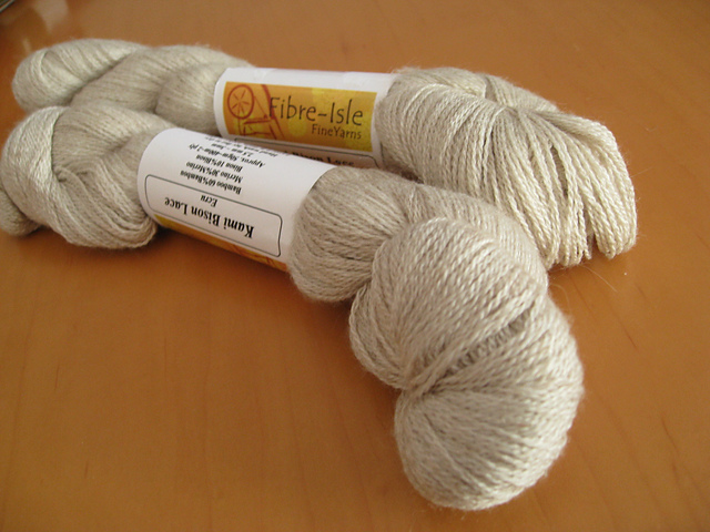 Ravelry: Fibre-Isle Kami bison lace