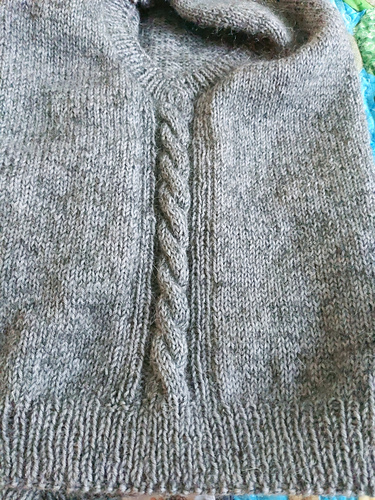 Ravelry: Jim's Cable Vest pattern by Yura Yun