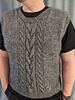 Ravelry: Jim's Cable Vest pattern by Yura Yun