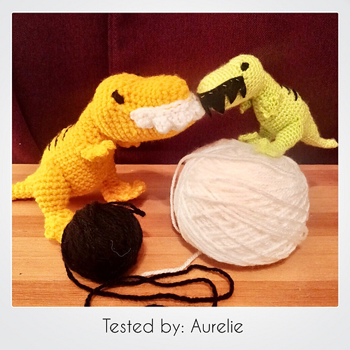 Ravelry: T-rex pattern by Zsófia Muraközi