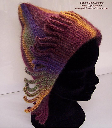 Ravelry: Sunset Fancy Hat pattern by Sophie GELFI Designs