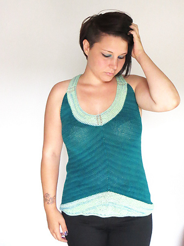 Ravelry: Chevron Tank pattern by Susanne Sommer