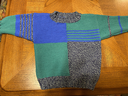 Ravelry: Alex's Square Sweater pattern by Jane Terzza