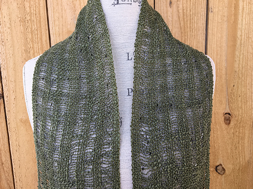 Ravelry: southernemma's “Fisher’s Net” Open Weave Scarf