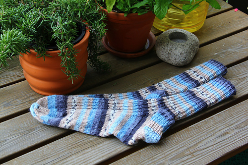 Ravelry: Basic Ribbed Socks pattern by KnittyMelissa