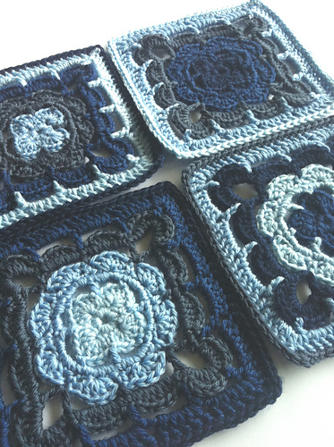 Ravelry: Shell Collection 6" Granny Square pattern by Shelley Husband