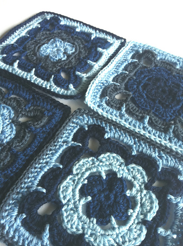 Ravelry: Shell Collection 6" Granny Square pattern by Shelley Husband