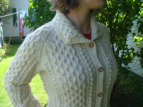 Ravelry: 1067-516 Irish Sweater with Pockets pattern by Eleanor C. Bernat