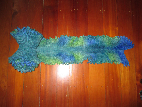 Ravelry: Helix Scarf with Picot Edge pattern by Barb Robinson