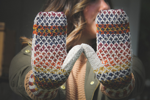 Ravelry: Pendleton-Inspired Mittens pattern by Meghan Babin