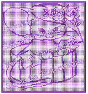 Ravelry: Interlocking Cat gift pattern by Sarina De Bruin