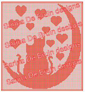 Ravelry: Interlocking Cat love pattern by Sarina De Bruin