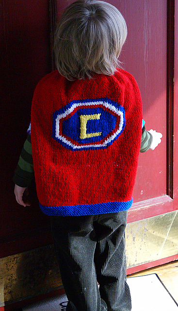 Ravelry: Monogrammed Superhero Cape pattern by Stacey Jamison