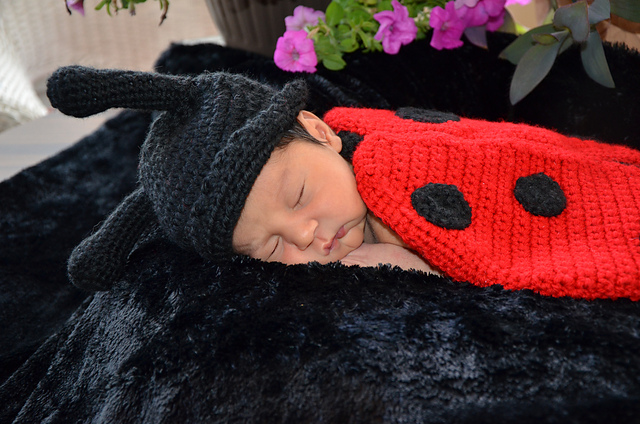 Ravelry: stacycantrell's Lady Bug Infant Costume