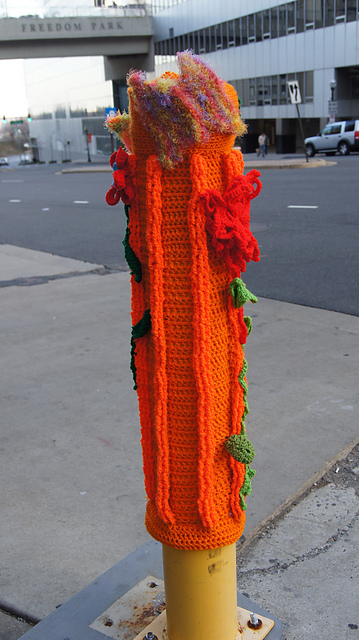 Ravelry: stacycantrell's Yarn-bomb Greek Column for tree or pole
