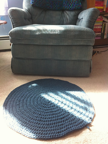 Ravelry: Easy Round Thick Crochet Rug- Beginner pattern by Michelle ...