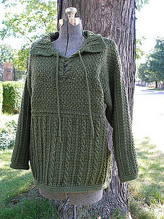 Ravelry: stashaholic's Crocheted Aran Sweater