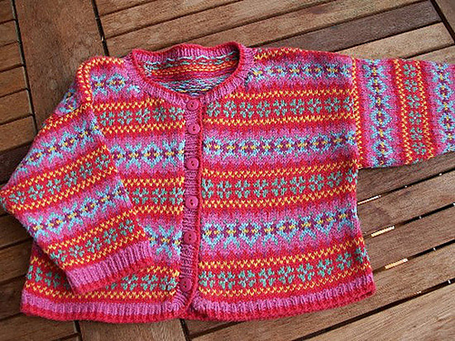 Ravelry: Bright Fair Isle Cardigan pattern by Debbie Bliss