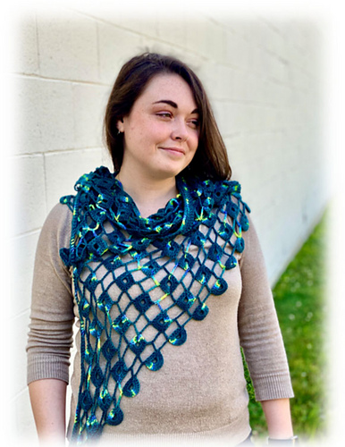 Ravelry: Dew Drop Wrap pattern by Pastiche Artisans