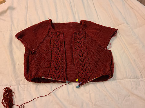 Mariechen Cardigan fresh off the needles : r/knitting